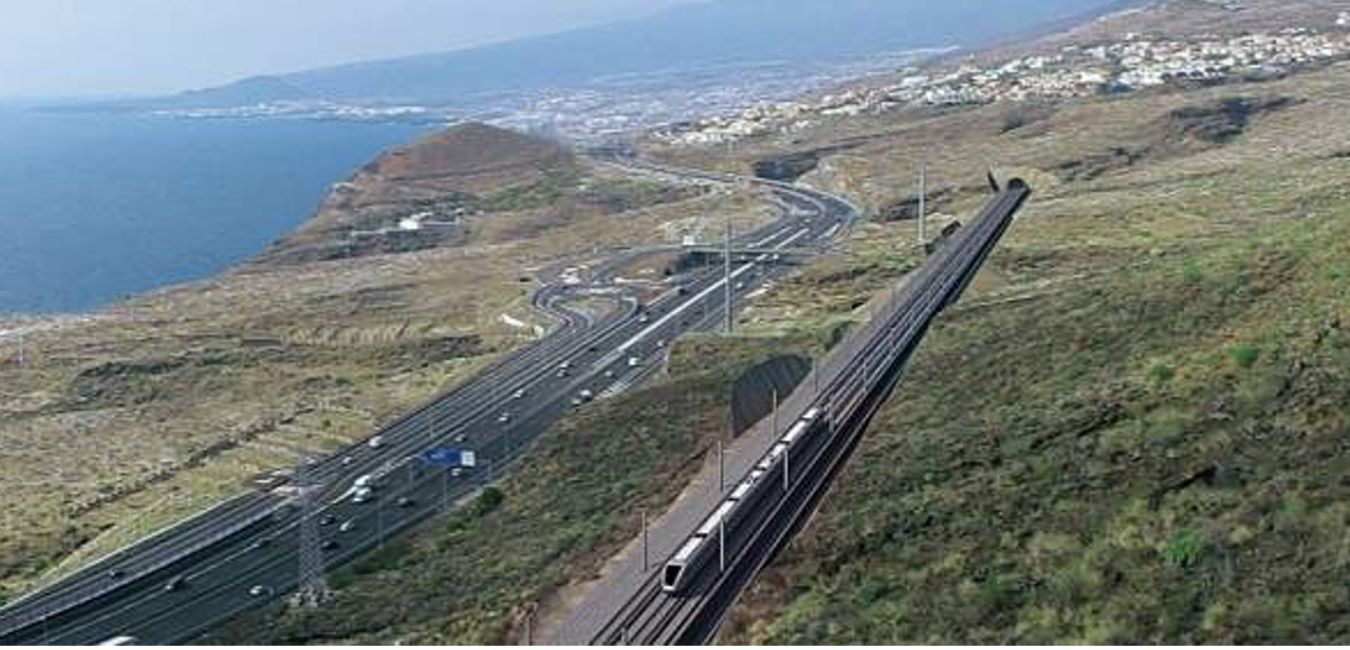 El tren del sur en Tenerife, un paso más cerca