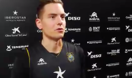 Nick Zeisloft: "Quiero sumar mi mentalidad ganadora a Iberostar Tenerife"