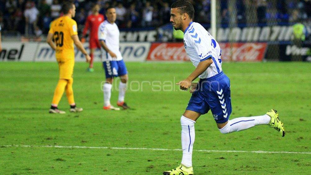 Giovanni Rodríguez, feliz debut en el CD Tenerife - UCAM Murcia