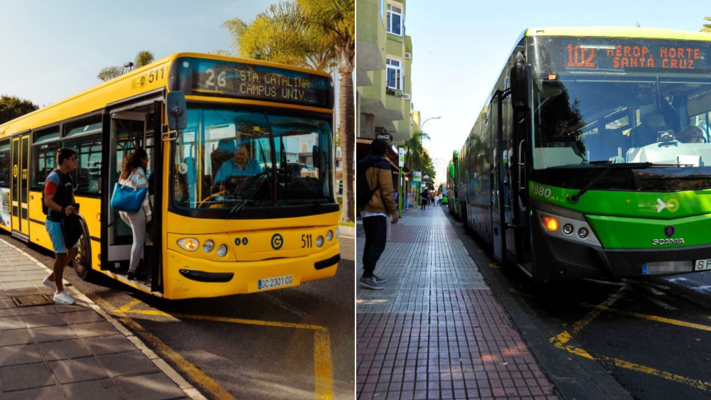 La gratuidad del transporte público en Canarias atrae a 1,7 millones de nuevos viajeros