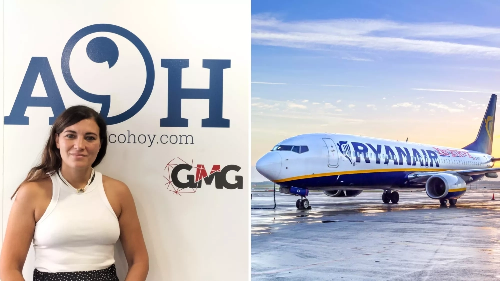 Elena Cabrera, 'country manager' de Ryanair: "No nos preocupa la expansión de Binter"